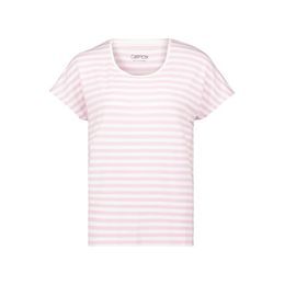 Cartoon Basic Shirt mit Rundhalsausschnitt in Cream/Ros&eacute; | Gr.: 36