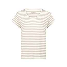Cartoon Basic Shirt mit Rundhalsausschnitt in Cream/Khaki | Gr.: 34
