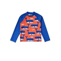 Toby tiger Badeshirt in Blau/ Rot | Gr.: 128