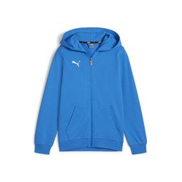 Puma Sweatshirt teamGOAL Casuals Hooded Jacket Jr in blau | Gr.: 140
