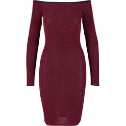 Urban Classics Kleider in burgundy | Gr.: L