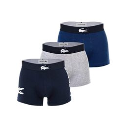 Lacoste Boxershort 3er Pack in Dunkelblau/Grau | Gr.: M