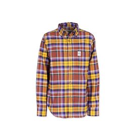 Band of Rascals Shirts " Flannel Check " in dark-purple-mustard | Gr.: 158