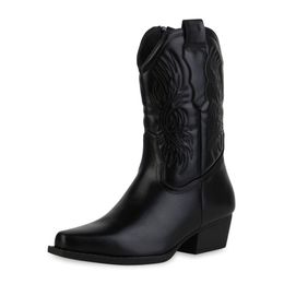 VAN HILL Cowboy Boots Amelia in Schwarz | Gr.: 38