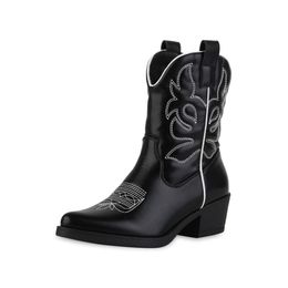 VAN HILL Cowboy Boots Chloe in Schwarz | Gr.: 39