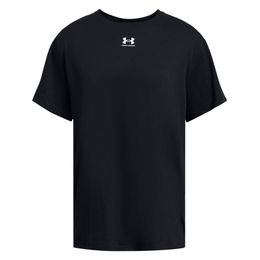 Under Armour Shirt "Campus Oversize Short Sleeve" in Schwarz | Gr.: XXL