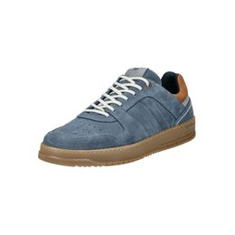 Bullboxer Leder-Sneakers in Blau | Gr.: 45