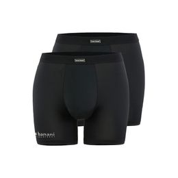Bruno Banani Long Short / Pant All Day in Schwarz | Gr.: XXL