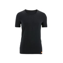 Bruno Banani Unterhemd / Shirt Kurzarm WARM UP in Schwarz | Gr.: XXL