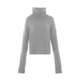 Libbi Damen Sweater in HELLGRAU MELANGE | Gr.: XS/S