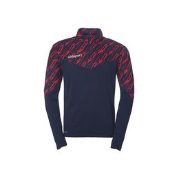Uhlsport 1/4 ZIP TOP Progressive 28 in marine/rot | Gr.: L