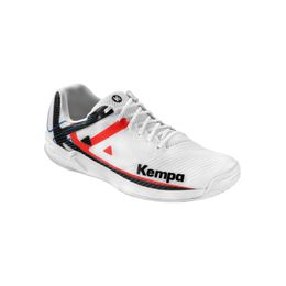 Kempa Hallen-Sport-Schuhe Wing 2.0 in weiß/rot/schwarz | Gr.: 10