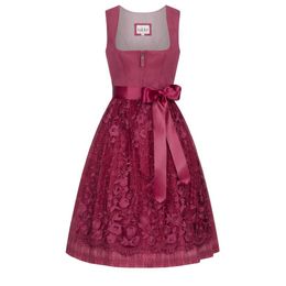 N&uuml;bler N&uuml;bler Midi Dirndl Gundi in Beere | Gr.: 36