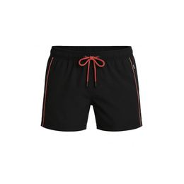 BLACKSPADE Fits perfect Badeshorts Medium mit kurzem Bein in Black | Gr.: L