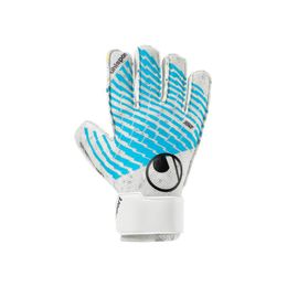 Uhlsport Torwarthandschuhe FM Cybertec Starter Soft in wei&szlig;/cyberblau/schwarz | Gr.: 4,5