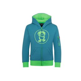 Trollkids Sweatjacke "Sortland" in T&uuml;rkis | Gr.: 140