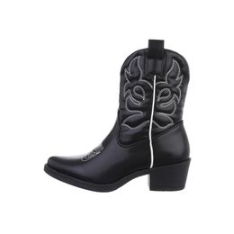 Ital-Design Stiefelette in Schwarz | Gr.: 40