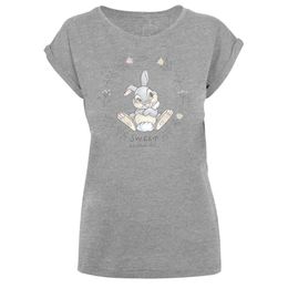 F4NT4STIC T-Shirt Disney Bambi Klopfer Thumper Sweet As Can Be in grau meliert | Gr.: XL