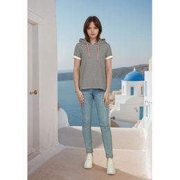 Salzhaut Shirt UTKLEIEN in Navy Offwhite | Gr.: XL