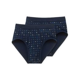 Schiesser Slip 2er Pack in Marine | Gr.: L