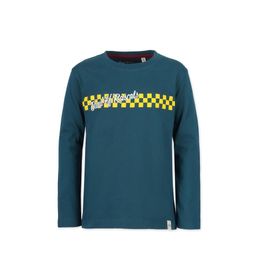 Band of Rascals Longsleeves " Checker " in petrol | Gr.: 110/116