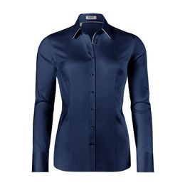 Vincenzo Boretti Bluse tailliert in dunkelblau | Gr.: 40