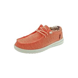 Fusion Mokassins Schn&uuml;rschuhe in Orange | Gr.: 40