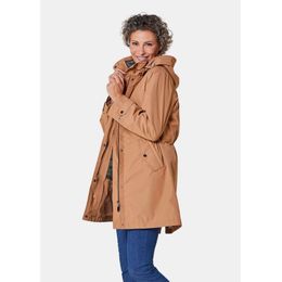 GOLDNER Kapuzenjacke mit 3-in-1-Funktion in milchkaffee | Gr.: 40