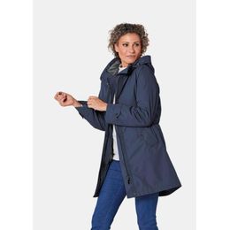 GOLDNER Kurzgr&ouml;&szlig;e: Kapuzenjacke mit 3-in-1-Funktion in marine | Gr.: 21