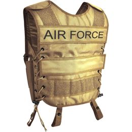 Normani Outdoor Sports Weste mit abnehmbarem Klett-Patch Tac Charge-V in AIR FORCE | Gr.: XS/S
