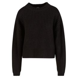 Urban Classics Gestrickter Rundhalsausschnitt in black | Gr.: S