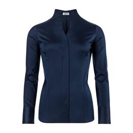 Vincenzo Boretti Bluse tailliert in dunkelblau | Gr.: 38