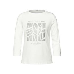 Cecil Langarmshirt in vanilla white | Gr.: L