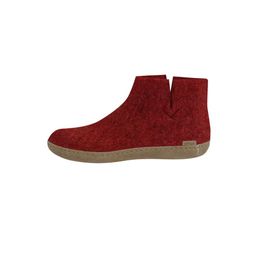 glerups Boots Ledersohle in Rot | Gr.: 37