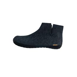 glerups Boots Naturkautschuksohle Schwarz in Denim | Gr.: 47
