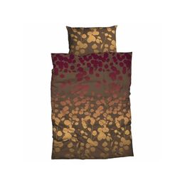CASATEX Bettw&auml;sche Milena in Beige | Gr.: 155x220 cm (80x80 cm)