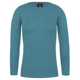 Normani Outdoor Sports Damen Merino Langarm-Shirt Mandurah in Blau | Gr.: L