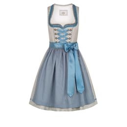 Nübler Nübler Mini Dirndl Emely in Silber | Gr.: 38