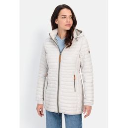 Camel Active Steppjacke mit abnehmbarer Kapuze in Perlweiß | Gr.: 46