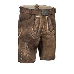 Nübler Nübler Lederhose kurz Heinz in Braun | Gr.: 52
