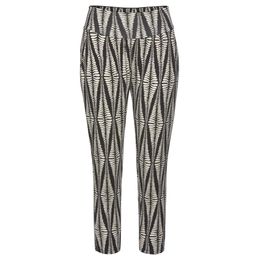 Lascana 7/8-Hose in schwarz-sand-bedruckt | Gr.: 36