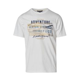 KOROSHI Kurzarm-t-shirt. in wei&szlig; | Gr.: L