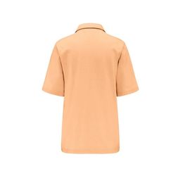 GOLDNER Kurzgr&ouml;&szlig;e: Baumwollshirt mit Polokragen in melba | Gr.: 24