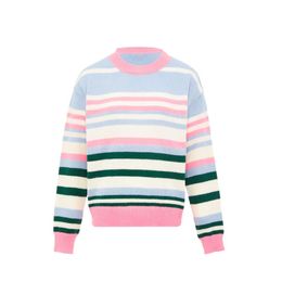 Libbi Damen Sweater in ROSA MEHRFARBIG STREIFEN | Gr.: XS/S