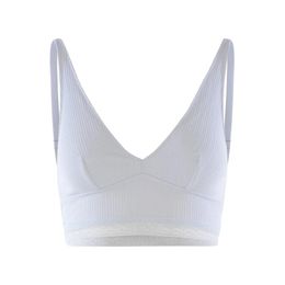DIM Crop-Top Cotton Lace in hellblau | Gr.: S