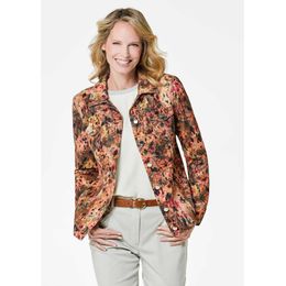 GOLDNER Printjacke mit Paisley-Muster in camel / gemustert | Gr.: 46