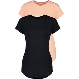alife and kickin T-Shirt AriAK in black / mellow peach | Gr.: L