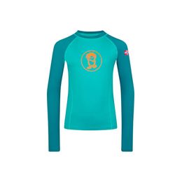 Trollkids Badeshirt "Kvalvika" in Hellblau | Gr.: 128