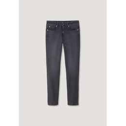 hessnatur Jeans LEA Mid Rise Slim in black washed | Gr.: 25/30