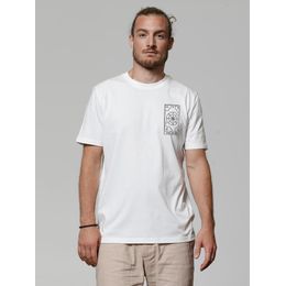 wat? Apparel T-Shirt Tarot The Wheel in Off White | Gr.: 46